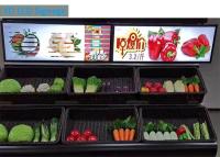 China Media Player Digital Signage Stretched Bar LCD Shelf Edge Display for sale
