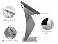 China Information Kiosk 500 Nits 43 Inch Freestanding LCD Signage for sale