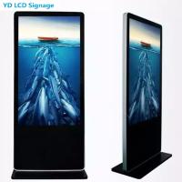 China 55 Inch LCD Floor Standing Touch Screen Kiosk With Build In Speakers For Restaurant for sale