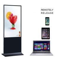 China 43 Inch Kiosk Freestanding Advertising Screen Digital LCD Touch Signage With Windows Android OS for sale