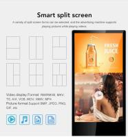 China 43inch/55inch android floor stand lcd touch screen advertising digital display player for advertising for sale