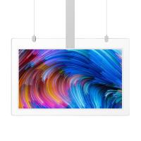 China Ceiling Mounted Double sided hanging lcd digital signage 4g wifi advertising player Kiosk Screen for sale