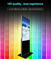 China 43 inch vertical touch screen TFT FHD  lcd display free stand totem kiosk for sale