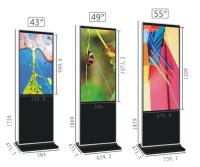 China High Resolution Floor Standing Digital Signage 43'' 49'' 55'' 10 points touch for sale