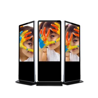 China Floor Standing LCD Display Touch Screen Indoor Android Advertising TV Sinage Digital Information Retail Totem for sale