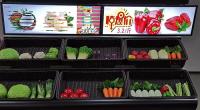 China Indoor Ultra Wide Shelf Edge Screen Stretched Bar Lcd Display For Shopping Mall for sale