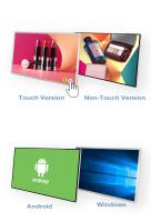 China Hot Selling 43 inch Wall Mounted Vertical Touch Screen Kiosk 4k Indoor Standalone lcd 3d digital sign for sale