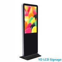 China 43 inch Floor Standing Advertising Touch LCD display with Network Wifi 3G For Shop and Bank for sale
