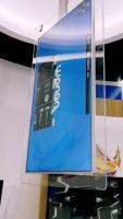 China Hanging LCD Digital Signage 55 Inch With Double Sided Acrylic Frame for sale