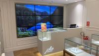 China LG 55 Inch 1920*1080 3.5mm Bezel Lcd Digital Signage for sale