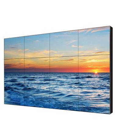 China Indoor Splicing LCD Monitors Wifi/3G/4G/USB Supported LCD Display Screen 3x3 Video Wall LCD Media Screen for sale
