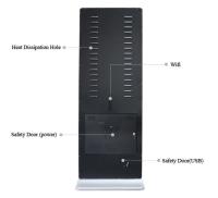 China Free Standing 49'' 350 Nits 1920*1080 Interactive Digital Signage for sale