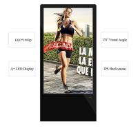 China Free Standing 49'' 350 Nits 1920*1080 Interactive Digital Signage for sale