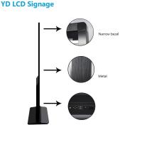 China Ultrathin Floor Stand LCD Touch Screen Kiosk 55 Inch Android Operating System for sale