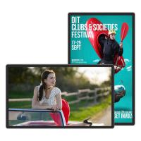China Digital Media Signage Wall Mounted LCD Panel Commercial Super Slim for sale