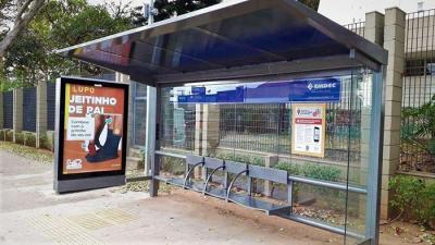 China 2500Nits Original Samsung 49 Inch  Double Sides Outdoor Lcd Totem Digital Signage for sale