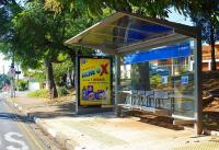 China 2500Nits Original Samsung 75 Inch Double Sides Outdoor Lcd Totem Digital Signage for sale