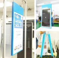 China 55 Inch Wall Mounted Lcd Display Interactive Digital Signage Display Advertising Players Screen Kiosk for sale