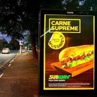 China 65 Inch 2500nits Original LG Outdoor Lcd Totem Digital Signage For Bus Station for sale