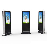 China IP65 55 Inch Outdoor Floor Standing Lcd Digital Signage With 2500 Nits Brightness for sale