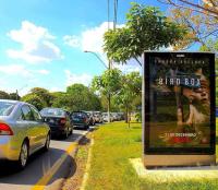China 65 Inch Outdoor Waterproof Double Sides LCD Advertising Player Digital Signage for sale