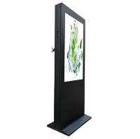 China Dustproof waterproof  55 inch outdoor digital signage totem 2500nits for bus station for sale