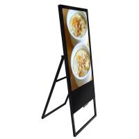 China 43 Inch 1920*1080 500CD/Sqm Floor Standing Digital Signage for sale