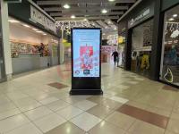 China Factory Direct Sales 2500 Nits 65 Inch Outdoor Floor Standing Digital Signage For Bus Station for sale