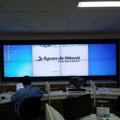 China Indoor Splicing LCD Monitors Wifi/3G/4G/USB Supported Video Wall LCD Media Screen for sale