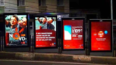 China Custom Size IP65 55 Inch Double Sides Outdoor Digital Signage With Android Windows for sale