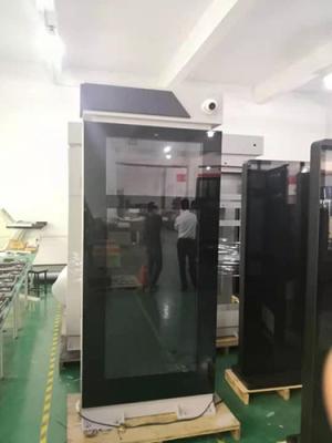 China High Quality 55 Inch Outdoor Digital Ads Signage 2500nits Brightness With Camera On Top for sale