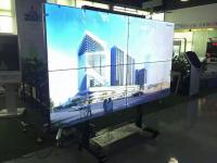 China DVI VGA 3.5mm Bezel Lcd Wall Panel 55 Inch Tempratured Glass for sale