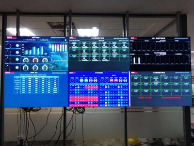 China 3.5mm Bezel 55 Inch 3x3 250W Lcd Video Wall With 350 Nits Brightness for sale