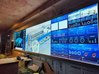 China 1.7mm Bezel 55 Inch 3x4 Lcd Video Wall 300 Nits Brightness for sale