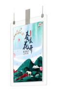China Ceiling Lifting Double Sided LCD Video Wall Panel LCD Advertising Digital Signage for sale