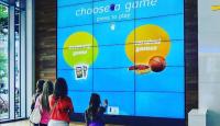 China Original Samsung 55 Inch 2x3 Lcd Video Wall 300 Nits Brightness With 1.7mm Bezel for sale