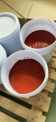 China Medium Viscosity Epoxy Pigment Paste - Red Iron Oxide Color for Electrical Production with <50μm Particle Size and >200°C Flash Point for sale