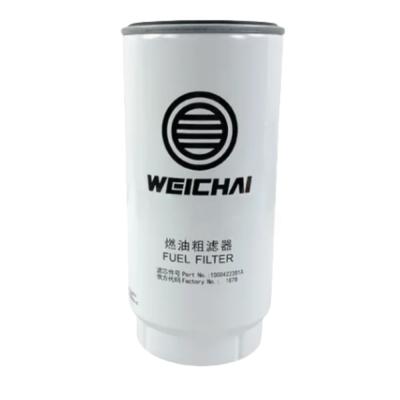 China Fuel Filter 1000424916 612630080088 for WEICHAI WD615 Diesel Engine 100mm Height for sale