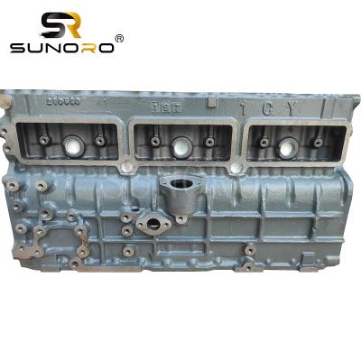 China 6BD1 6BG1 6BG1T 6 Cylinder Short Block Engine for Hitachi EX200-5 EX200-6 Excavator 111210-4437 for sale