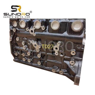 China Nissan TD27 Diesel Engine Bare Cylinder Body Short Block for Construction Machinery for sale