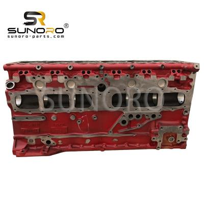 China HINO P11C Engine Cylinder Block 6-Cylinder for KOBELCO SK460-8 Excavator Spare Parts for sale
