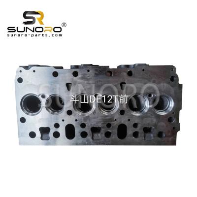 China Excavator Cylinder Head 65.03101-6074F 150113-00040 for Doosan DE12 DE12T Engine for sale
