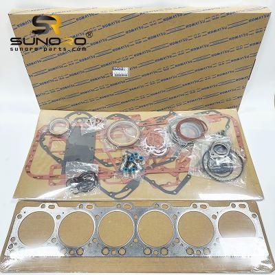 China Engine Full Gasket Kit Overhaul Set 6D114 PC300-8 3900230 3800558 Rebuild Kit for sale