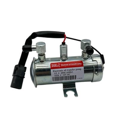 China SUNORO Electric Oil Pump 8-98009397-1 Fuel Pump Compatible with Excavator SH240-5 SH350-5 24V for sale
