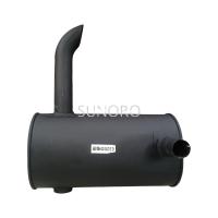 China Excavator C6.4 Engine Muffler for E320D E320GC E323D Models 324-4156 324-4166 324-4167 266-6321 for sale