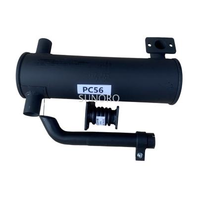 China Muffler KT1G390 1211 0 for Komatsu S4D87E Engine Excavator PC56-7 PC70-8 PC90-8 for sale