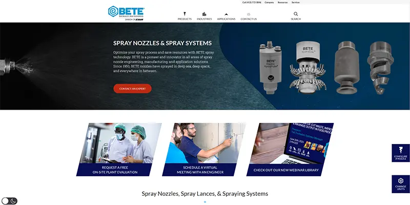 BETE Fog Nozzle Official website