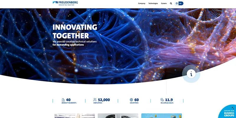 Freudenberg Sealing Techno Official website
