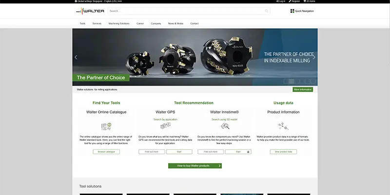 Walter AG Official website