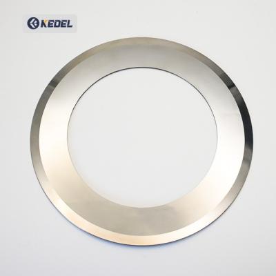 China 100% Carbide Powder Slitting Blade with No Positioning Slot for Longer Cutting Life in Lithium Battery Pole Piece Machines for sale